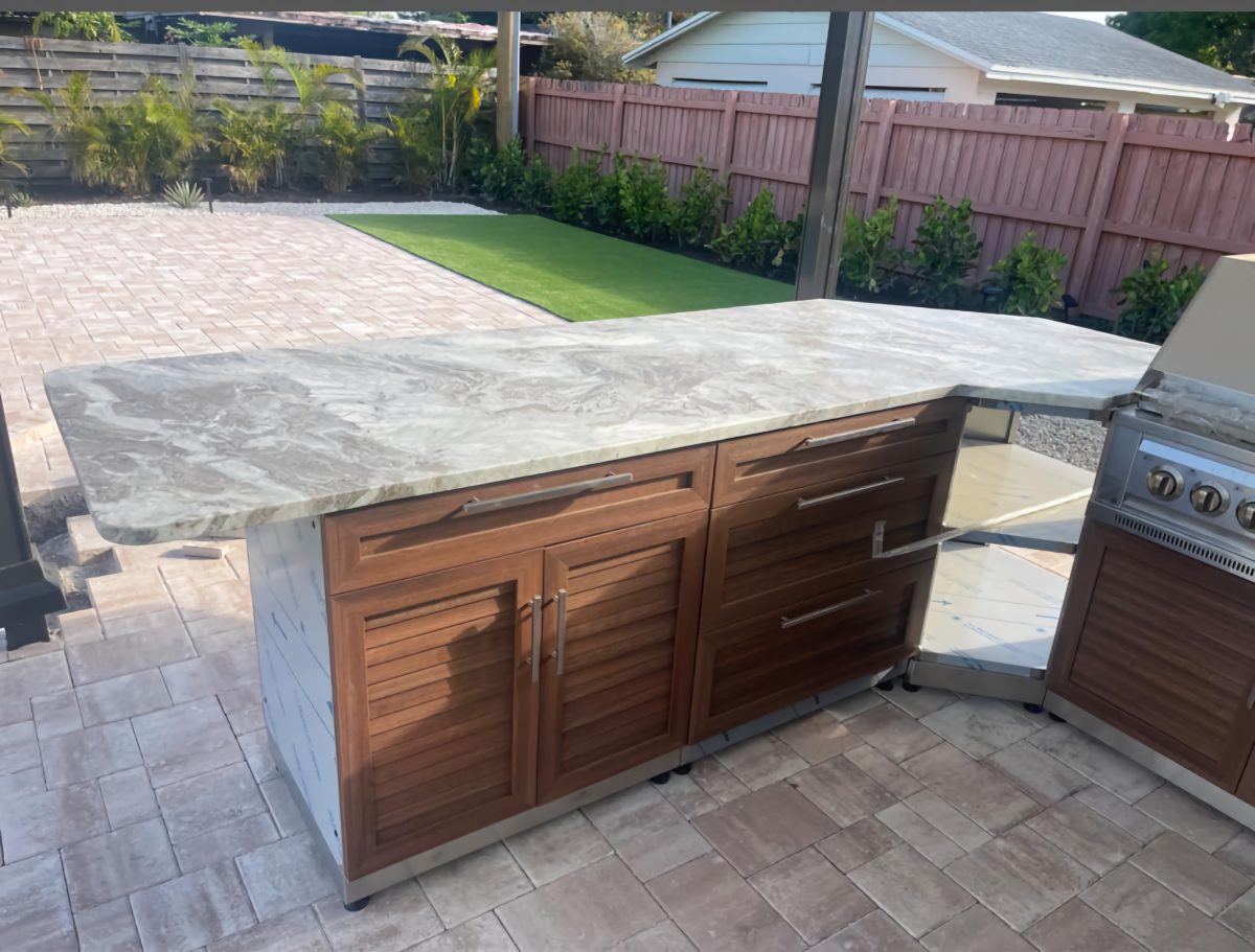 Stone Design Gallery of Venice - Fantasy Brown Granite (Outdoor Kitchen ...